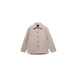 Mango Mantel 'Jade' Damen Gr&ouml;&szlig;e L dunkelbeige Wintermantel