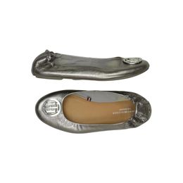 Tommy Hilfiger Ballerina Damen Größe 38 Second Hand silber