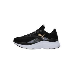 Puma Sportschuh 'Softride Mayve Bloom' Damen Gr&ouml;&szlig;e 36.5 gold / schwarz