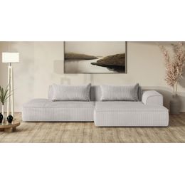 Ecksofa, B:294cm H:71cm T:165cmbeige, exxpo - SOFA FASHION, Sofas, "Billund modernes Designsofa, bequem und elegant, Breite 294cm, L-Form"