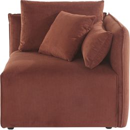 Sofa-Eckelement OTTO HOME "N&ouml;re", orange (terra), B:90cm H:86cm T:90cm, 92% Polyester, 8% Polyamid, Polsterelemente, Modul - zum Zusammenstellen; in vielen Bezugsqualit&auml;ten und Farben