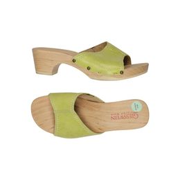 Giesswein Sandalen Damen Gr&ouml;&szlig;e 37 Second Hand hellgr&uuml;n