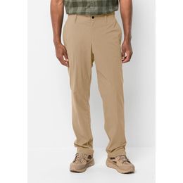 Outdoorhose Jack Wolfskin "DESERT PANTS M", Herren, Gr. 50, Normalgrößen, sand, auburn, OBERSTOFF 95% POLYAMID, 5% ELASTHAN FUTTER 65% POLYESTER, 35% BAUMWOLLE, Hosen