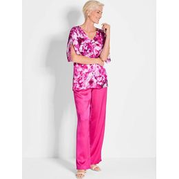 GOLDNER Bluse Damen Gr&ouml;&szlig;e M pink / dunkelpink