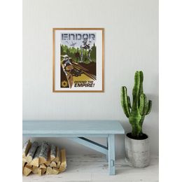 Wandbild Komar "Star Wars Defend the Empire", bunt (farbe bild(er): bunt), Disney, 1 Stk., Vlies, Bilder, 30 x 40 cm (Breite x H&ouml;he) - Kinderzimmer, Dekoration