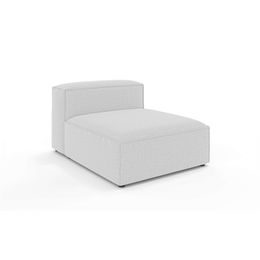 Chaiselongue OTTO HOME "HAILY Liegesessel, Loungemöbel zum Relaxen, Maße B/T/H: 100/130/72 cm", grau (hellgrau), B:100cm H:72cm T:130cm, 100% Polyester, Sofas, als Modul oder separat verwendbar, für individuelle Zusammenstellung