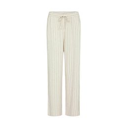 Chinos soyaconcept "Soya Concept Pants SC-POULA 2-B", Damen, Gr. XXL, Normalgrößen, 1620c cream combi, Obermaterial: 70% Viskose, 30% Leinen, Hosen