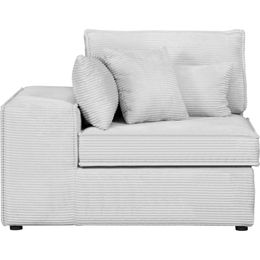 Sofaelement OTTO HOME "Enid", beige (creme), B:128cm H:75cm, 100% Polyester, Polsterelemente, als Teil eines Modulsofas, fester Sitzkomfort