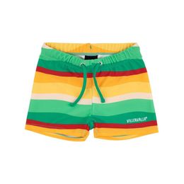 Villervalla Badehose Jungen Gr&ouml;&szlig;e 122/128 gelb / grasgr&uuml;n / orange / puder / blutrot