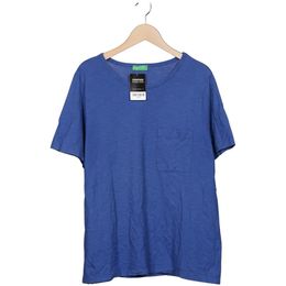 United Colors Of Benetton T-Shirt Herren Größe XL Second Hand blau