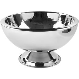 Wein- und Sektk&uuml;hler Fink "Kalas", silber (silberfarben), H:25cm &Oslash;:43cm, Edelstahl, Eisk&uuml;bel, Edelstahl, klassisch