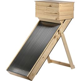 D&ouml;rrautomat Dobar "Solar-Trockner aus Holz", natur, B:52,5cm H:98cm T:102,5cm, D&ouml;rrautomaten, zum Trocknen von Kr&auml;utern, Obst und Gem&uuml;se