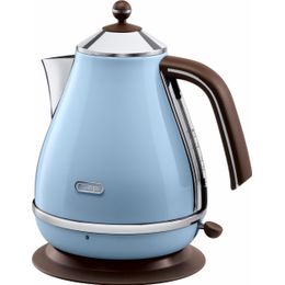 De'Longhi DE'LONGHI Wasserkocher "KBOV2001.AZ", blau, B:23cm H:26,5cm T:23cm, Wasserkocher
