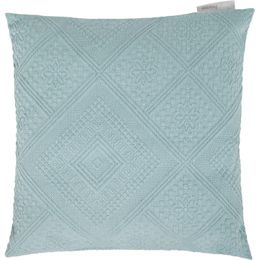 Kissenh&uuml;lle PEREIRA DA CHUNA, gr&uuml;n (mint), B:40cm L:40cm, Baumwolle, 100% Baumwolle, Kissenbez&uuml;ge, Kissenh&uuml;lle