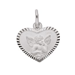 Adelia&acute;s Kettenanh&auml;nger ADELIA&acute;S "Damen Gold Schmuck 585 Wei&szlig;gold Anh&auml;nger Amor", silber, Schmuckanh&auml;nger, Damen, Gold, Kettenanh&auml;nger, Wei&szlig;goldschmuck f&uuml;r Damen