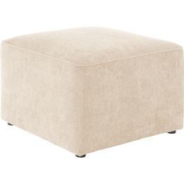 Hocker Home Affaire "Sundstrup", beige, B:70cm H:47cm T:70cm, 100% Polyester, Hocker, Hocker, Modulserie, individuelle Zusammenstellung