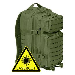 Rucksack Brandit "Brandit Accessoires US Cooper Lasercut medium", Gr. onesize, olive, Polyester, Rucksäcke