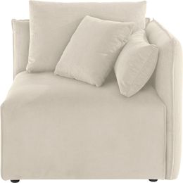 Sofa-Eckelement OTTO HOME "N&ouml;re", beige, B:90cm H:86cm T:90cm, 92% Polyester, 8% Polyamid, Polsterelemente, Modul - zum Zusammenstellen; in vielen Bezugsqualit&auml;ten und Farben