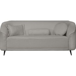 3-Sitzer Home Affaire "Ashly", grau (taupe), B:184cm H:81cm T:80cm, 93% Polyester, 6% Acryl, 1% Baumwolle, Sofas, in 3 Bezugsvarianten, Boucl&eacute;, Samtoptik und Struktur weich.