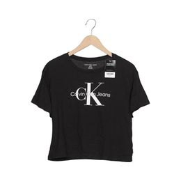 Calvin Klein Jeans T-Shirt Damen Gr&ouml;&szlig;e S Second Hand schwarz