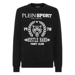 Sweatshirt Plein Sport "Tiger", Jungen, Gr. L, 0201, schwarz, weiß, Obermaterial: 88% Baumwolle, 12% Polyester, Sweatshirts