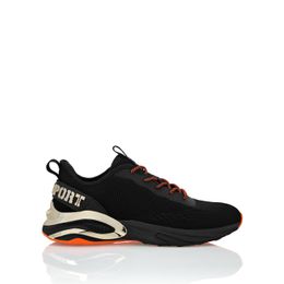 Sneaker Plein Sport "Ps", Herren, Gr. 44, Normalschaft, orange (0286, schwarz, orangefluo), Schuhe Sneaker