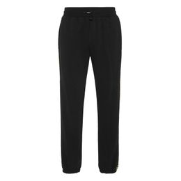 Jogginghose Plein Sport "Jogginghose", Herren, Gr. S, US-Größen, schwarz (0294, schwarz, lightgold), Obermaterial: 88% Baumwolle, 12% Polyester, Hosen