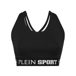 Lauftop Plein Sport "Sport Top", Kinder, Gr. L, schwarz (02, schwarz), Obermaterial: 90% Polyester, 10% Elasthan, Tops