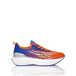 Sneaker Plein Sport "Tiger", Herren, Gr. 40, Normalschaft, 0820, middleblau, orange, Schuhe Sneaker