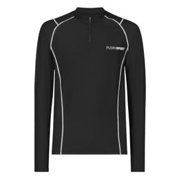 T-Shirt Plein Sport "Scratch", Jungen, Gr. 3XL, schwarz (02, schwarz), Obermaterial: 75% Polyamid, 25% Elasthan, Shirts T-Shirt