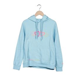 Zwillingsherz Kapuzenpullover Damen Gr&ouml;&szlig;e S Second Hand hellblau