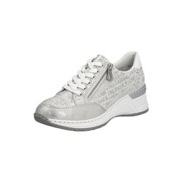 Rieker Sneaker Damen Größe 37 beige / silber
