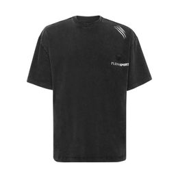 T-Shirt Plein Sport "T-Shirt Rundhalsausschnitt", Jungen, Gr. 4XL, schwarz (02, schwarz), Obermaterial: 100% Baumwolle, Shirts