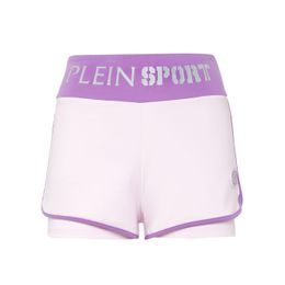 Jogg-Bermudas Plein Sport "Shorts", Damen, Gr. L, US-Gr&ouml;&szlig;en, lila (30, lila), Obermaterial: 90% Polyester, 10% Elasthan, Hosen