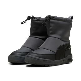 Winterboots Puma "MULTIFLEX 2 BOOT AC PS", Mädchen, Gr. 31, weiß (dusky gray, Puma schwarz, Puma weiß), Textil, Schuhe