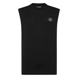 T-Shirt Plein Sport "T-Shirt", Jungen, Gr. 4XL, schwarz (02, schwarz), Obermaterial: 100% Baumwolle, Shirts T-Shirt