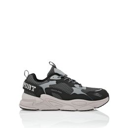 Sneaker Plein Sport "Track King", Damen, Gr. 40, Normalschaft, grau (1072, grau, schwarzgrau), Schuhe Sneaker