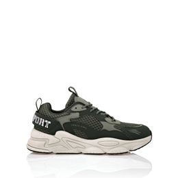 Sneaker Plein Sport "Track King", Damen, Gr. 42, Normalschaft, 65, military, Schuhe Sneaker