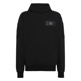 Sweatshirt Plein Sport "Hoodie", Jungen, Gr. S, schwarz (0202, schwarz, schwarz), Obermaterial: 88% Baumwolle, 12% Polyester, Sweatshirts Sweatshirt