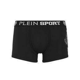 Boxer Plein Sport "Tiger", Jungen, Gr. M, schwarz (02, schwarz), Obermaterial: 48% Baumwolle, 48% Modal, 4% Elasthan, Unterhosen