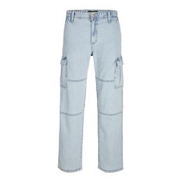 Jack & Jones Jack & Jones Cargo Jeans 'JJIEddie Wade' male Blue size 33