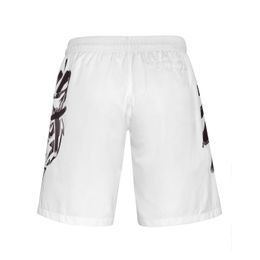 Badeshorts Plein Sport "Tiger", Herren, Gr. M, US-Gr&ouml;&szlig;en, schwarz-wei&szlig; (0102, wei&szlig;, schwarz), Obermaterial: 100% Polyester, Badehosen Badeshorts