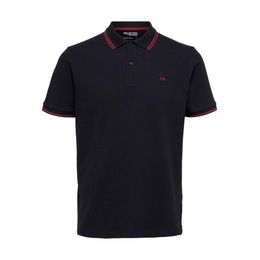 Selected Poloshirt 'SLHDante' Herren Größe L weinrot / schwarz