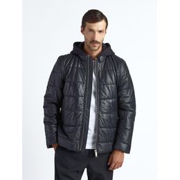 Lederjacke Maze "42021196", Herren, Gr. L, schwarz, Obermaterial: 100% Lammleder; Innenfutter: 100% Baumwolle; &Auml;rmelfutter: 100% Polyester; Kapuze: 55% Baumwolle, 45% Polyester, Jacken