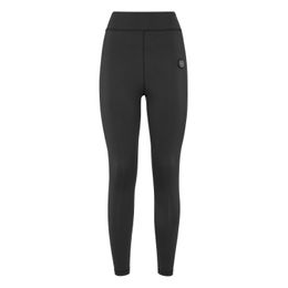 Leggings Plein Sport "Scratch", Damen, Gr. S, US-Gr&ouml;&szlig;en, schwarz (02, schwarz), Obermaterial: 65% Polyamid, 35% Elasthan, Hosen Leggings