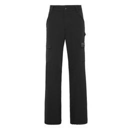 Cargohose Plein Sport "Scratch", Jungen, Gr. 3XL, US-Gr&ouml;&szlig;en, schwarz (02, schwarz), Obermaterial: 89% Polyamid, 11% Elasthan, Hosen Cargohose