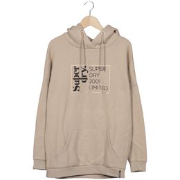 Superdry Kapuzenpullover Damen Größe M Second Hand beige