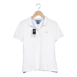 Tommy Hilfiger Poloshirt Damen Größe M Second Hand weiß