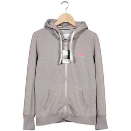Superdry Kapuzenpullover Damen Größe M Second Hand grau