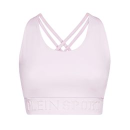 Plein Sport Damen Lauftop "Sport BH"30, lila, Gr. S, Obermaterial: 90% Polyester, 10% Elasthan, Tops
